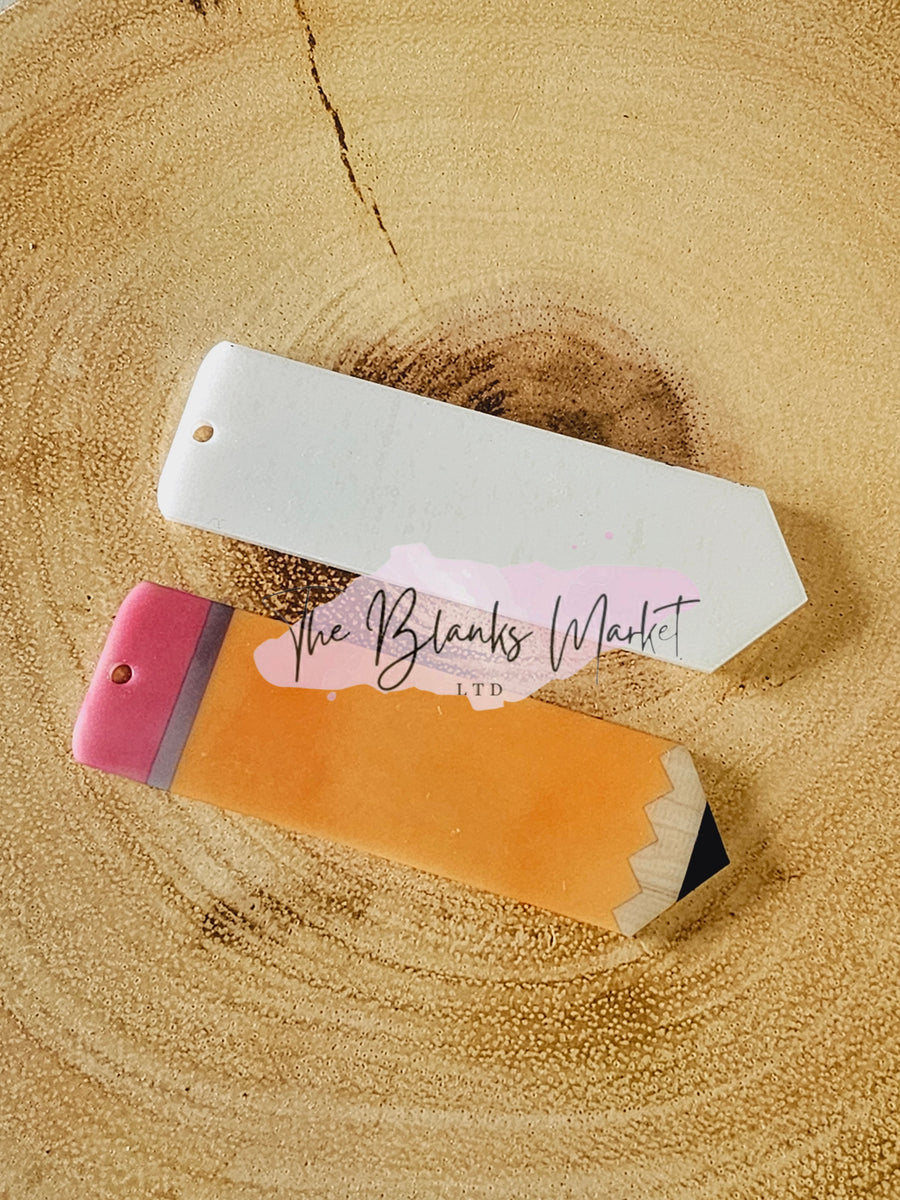 Acrylic pencil shape keyring – The Blanks Market LTD